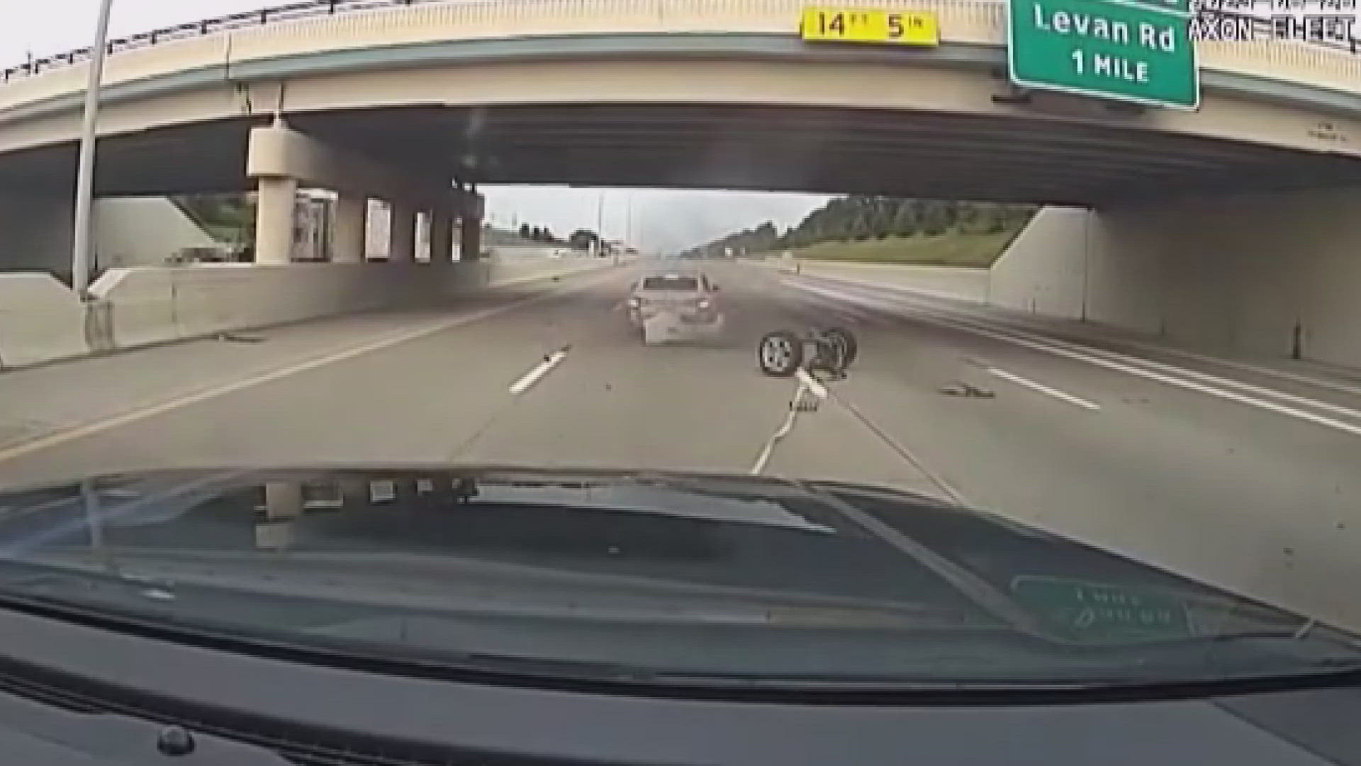 Michigan police use 'Grappler' device on vehicle during pursuit