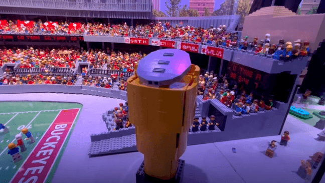 LEGO replica of Ohio Stadium ready for college football kickoff