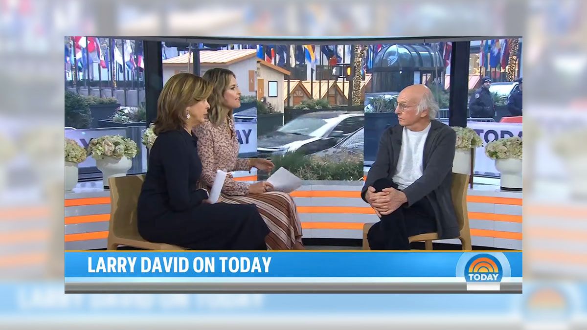 Video shows Larry David's reaction to Taylor Swift and Travis Kelce's ...