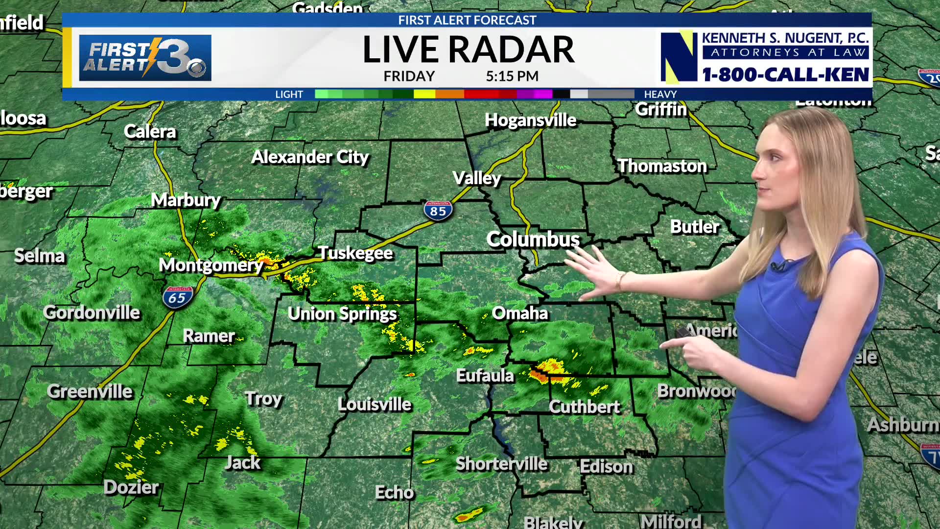Kaylee Barbee Friday Evening Weather