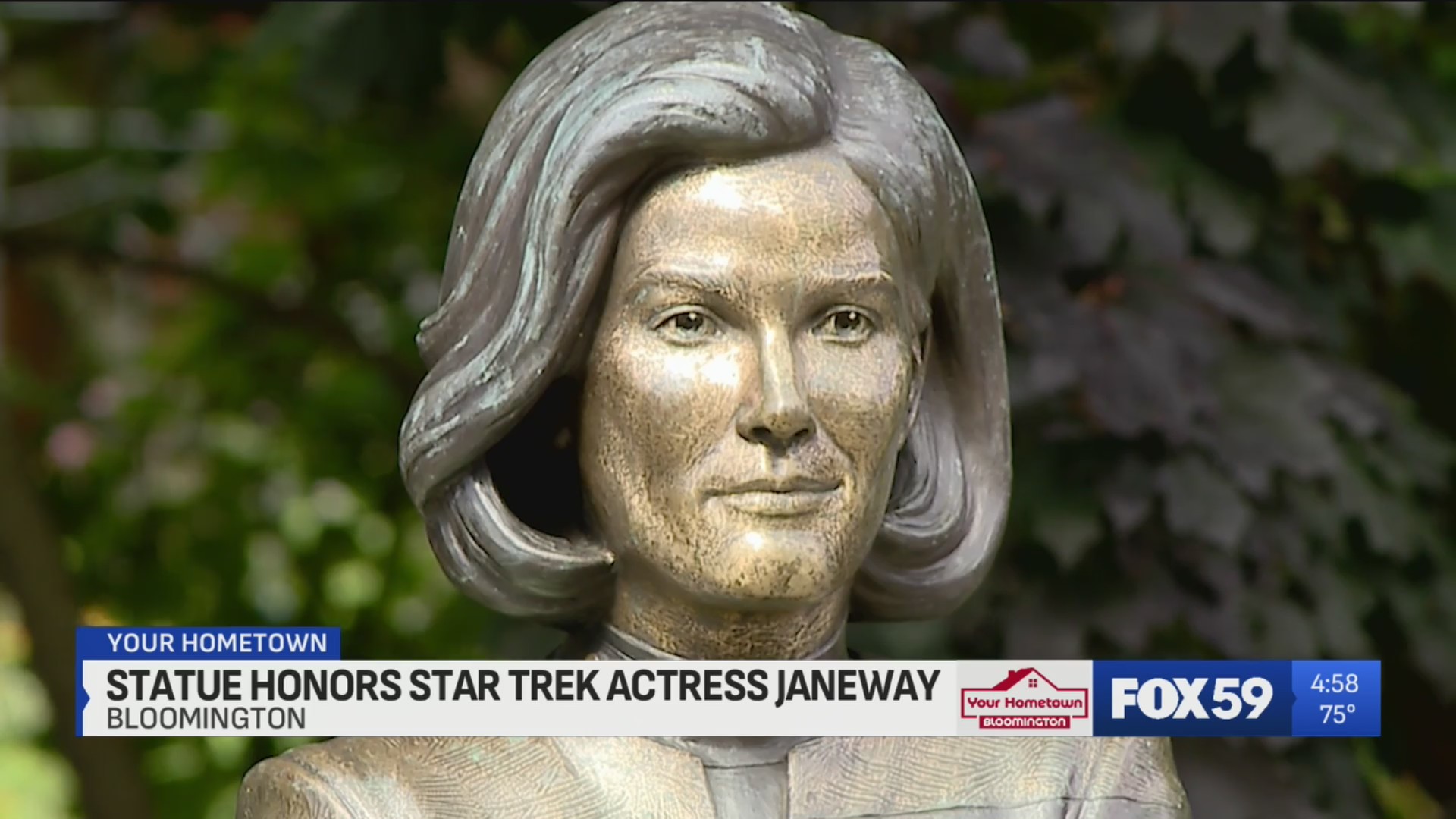 Your Hometown Bloomington: A statue honors Star Trek's Captain Janeway