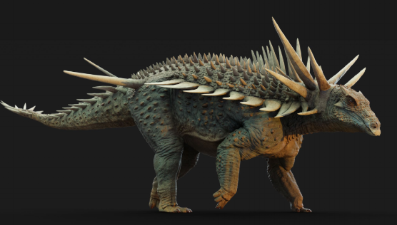 "Punk rocker" dinosaur had long spikes, newly discovered fossils show