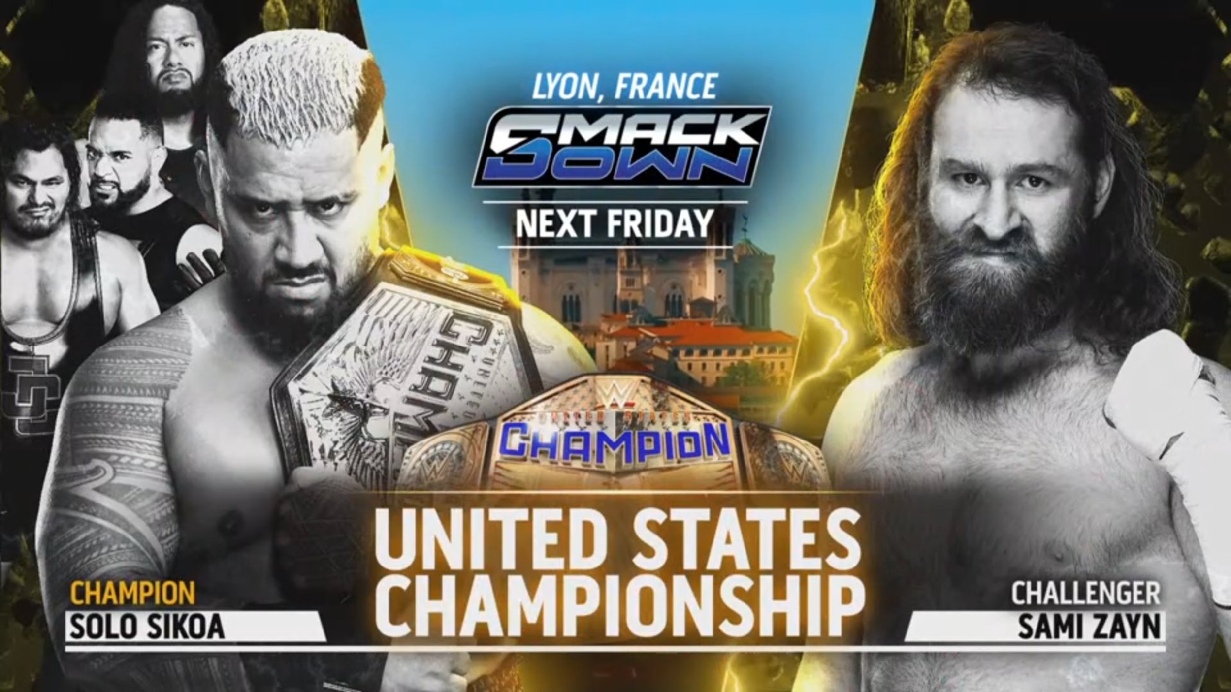 Sami Zayn Wins Title In France on WWE SmackDown in a Thriller Bout