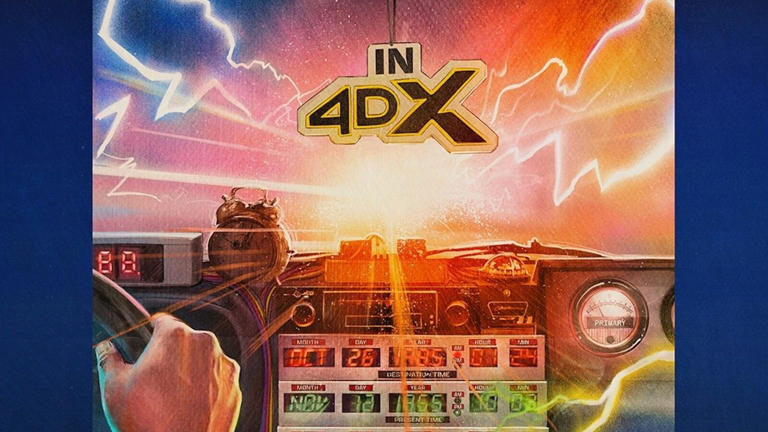 BACK TO THE FUTURE’s Special 4DX Screening Gets Its Own Rad Poster