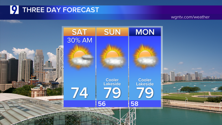 Forecast: Morning clouds, showers to clear to partial sun, increasing ...