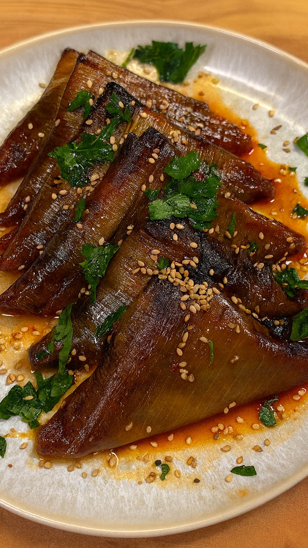 How to Make Vegan Stuffed Leek Triangles