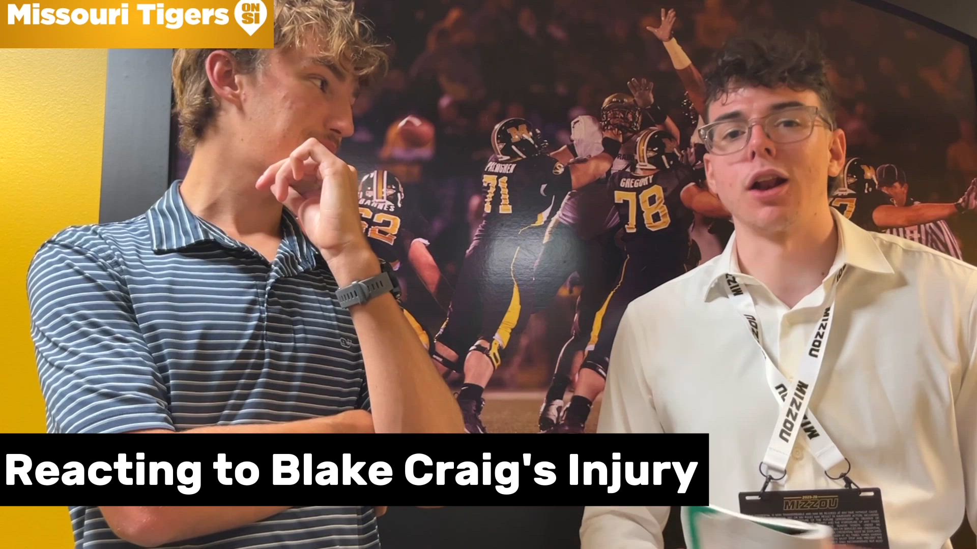 Reacting to Blake Craig's Injury