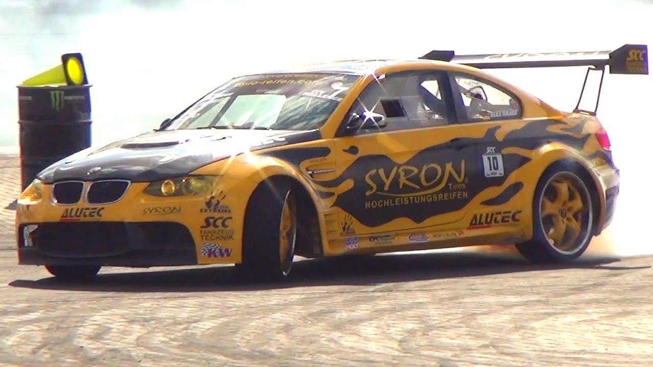BMW M3 E92 GTR Drift & V8 Sound