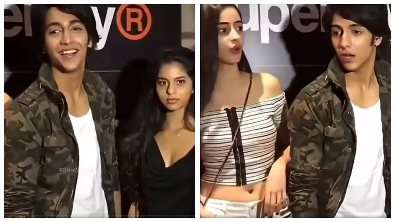 Ahaan Panday's old video with Suhana Khan and Ananya Panday resurfaces ...