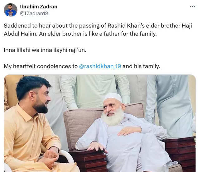 'An elder brother is like a father': Pakistan team, Afghan players ...