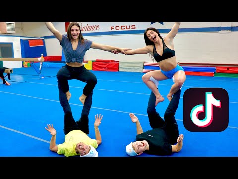 Famous social media stars compete in difficult yoga challenges