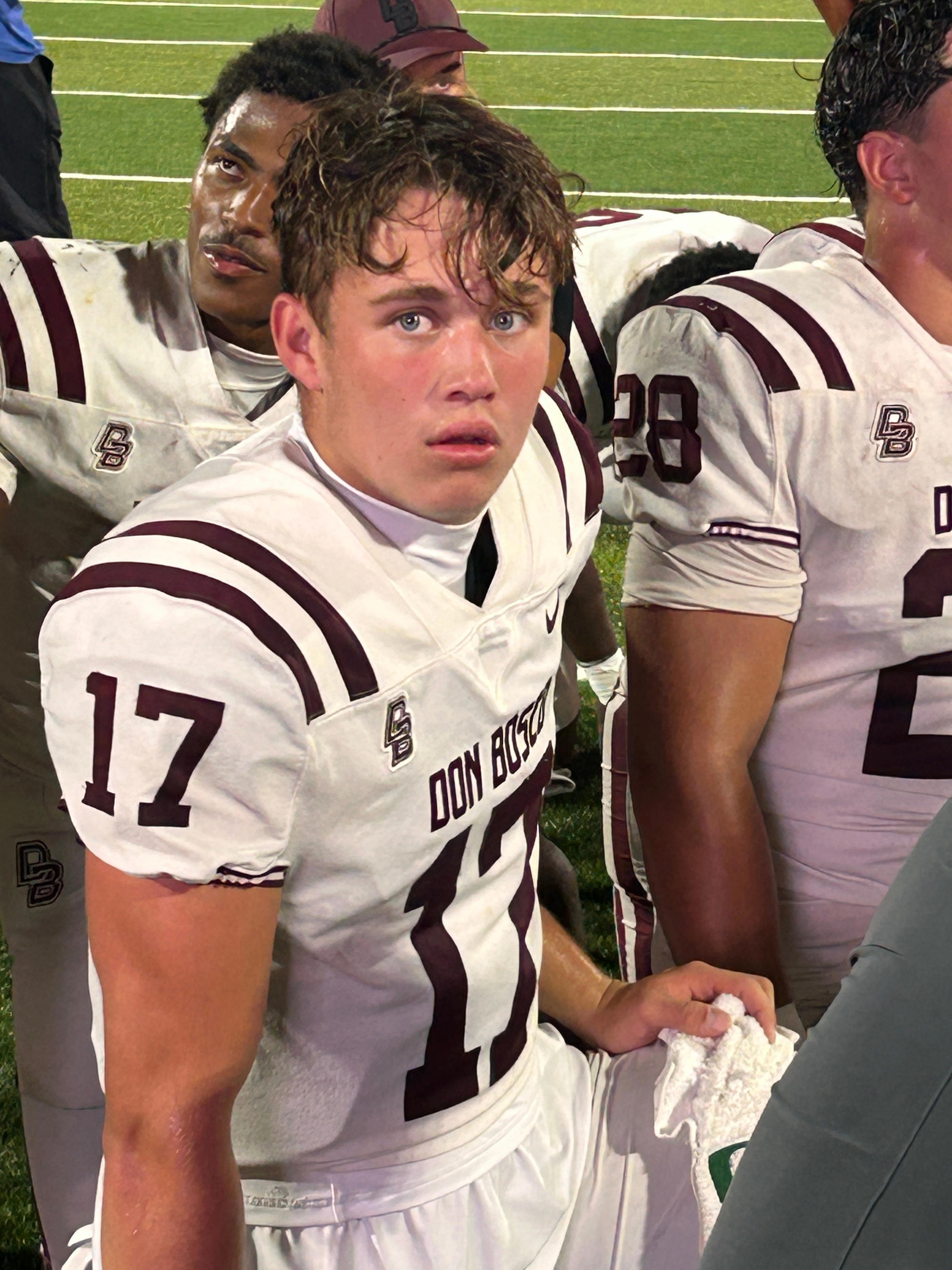 Carson Schoen comes off the bench to lead Don Bosco football to victory ...