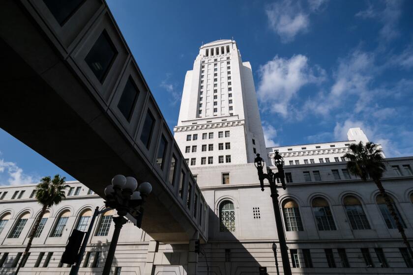 LAPD employee accidentally shoots himself at City Hall East, sources say