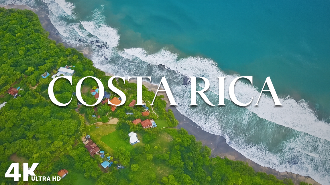 Costa Rica van Boven – Regenwouden & Stranden in 4K