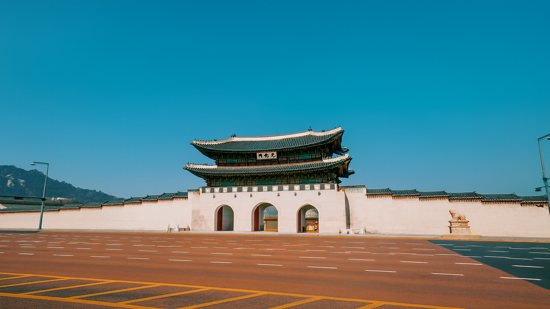 Procházka palácem Gyeongbokgung v 4K