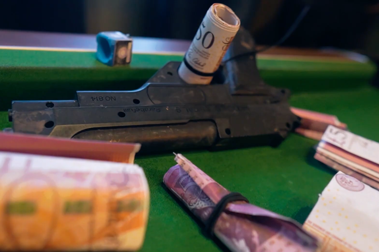 Rap video with 'toy' gun, mock bullets and fake wads of cash filmed at ...
