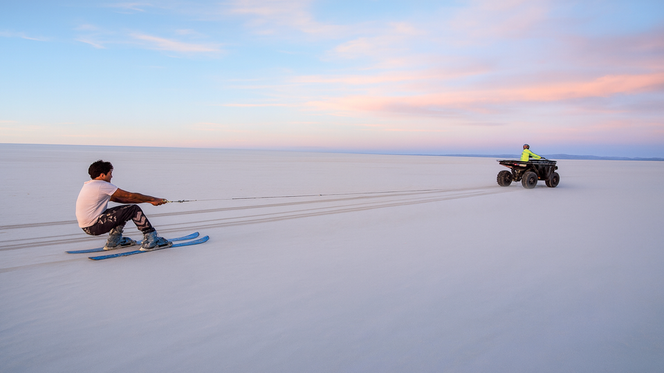 Aventura no Salt Boarding