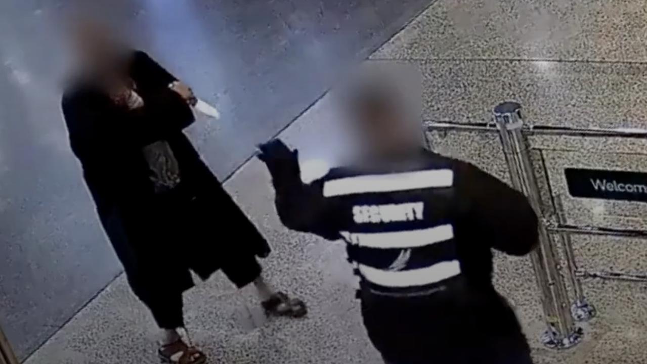 Horror footage of supermarket staff attacks