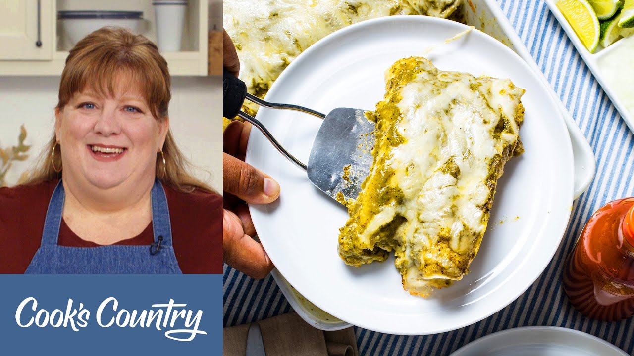 Green chile chicken enchiladas: Cheesy, spicy, and comforting