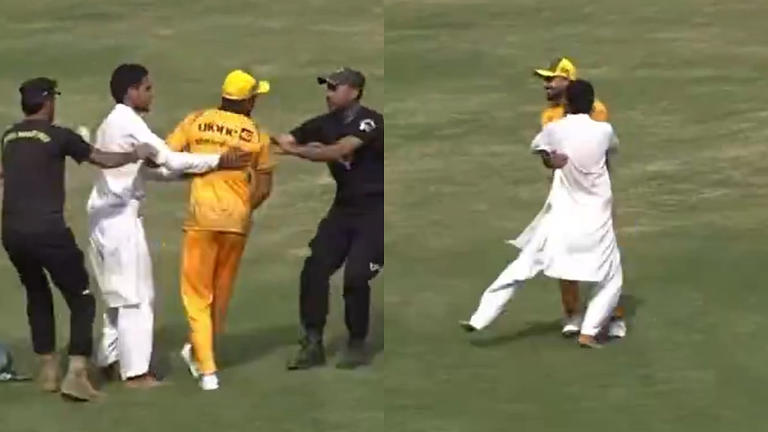 Pitch Invasion Drama! Babar Azam Left In Shock After Fan Breaches ...