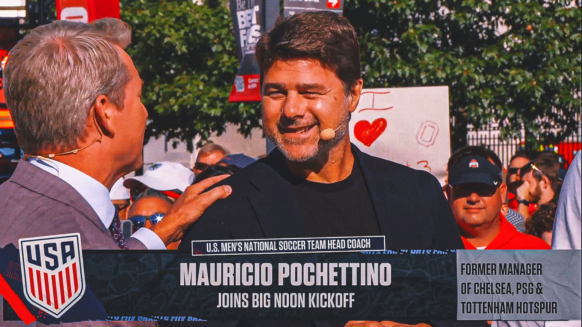 U.S. Men's Soccer Coach Mauricio Pochettino Attends First BNK, Leads 'OH-IO' Chant