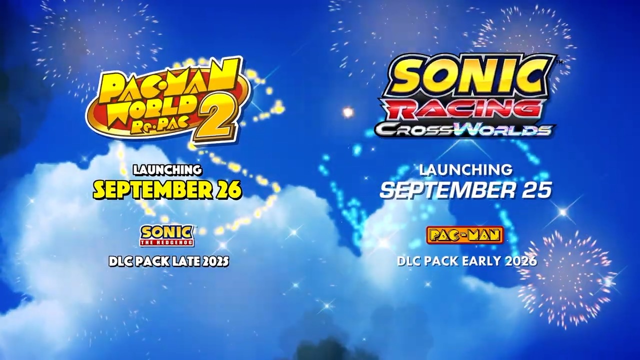 Sonic Racing CrossWorlds x Pac-Man Official Crossover Trailer gamescom 2025