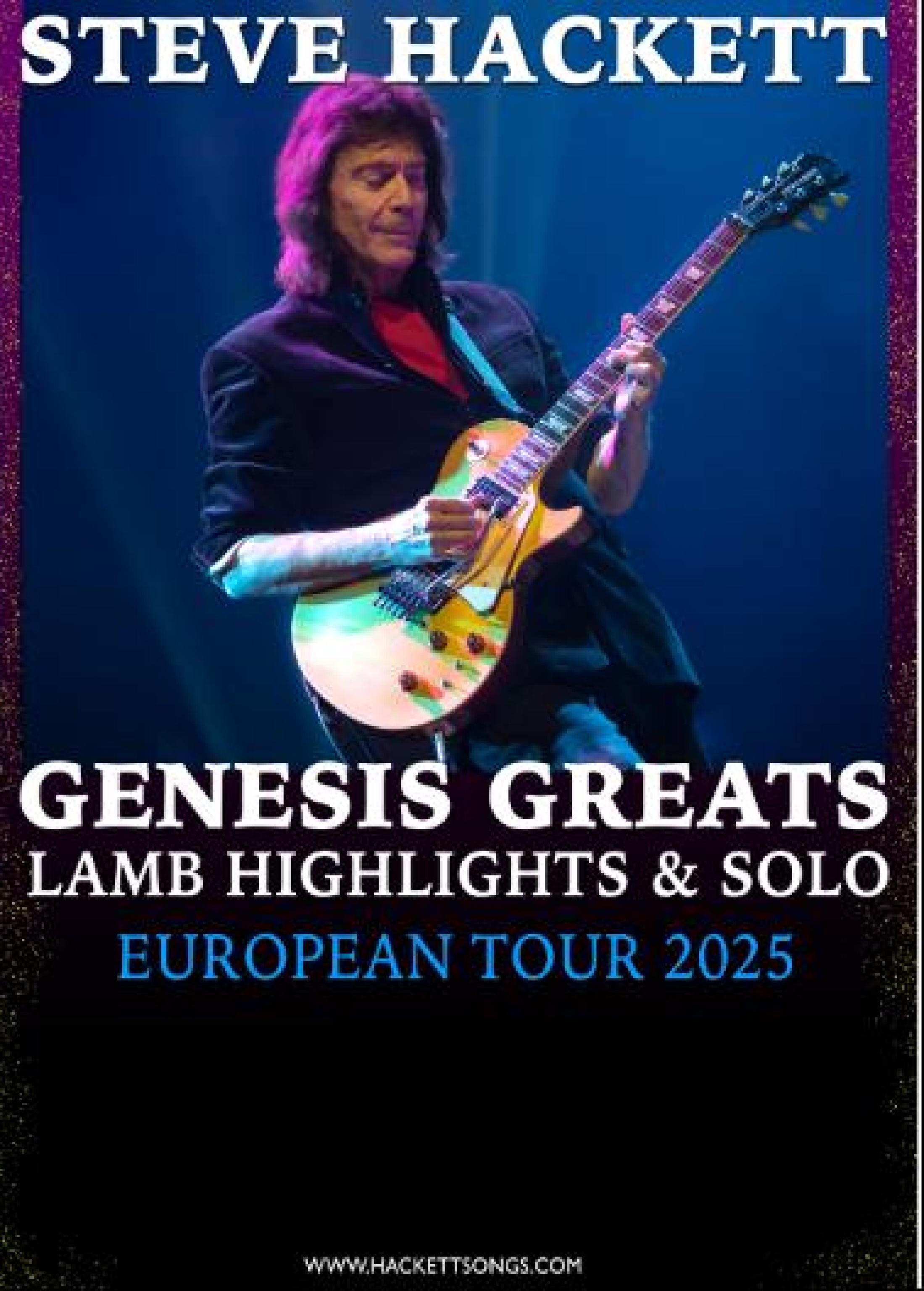 Steve Hackett, al via il tour dell'ex chitarrista dei Genesis