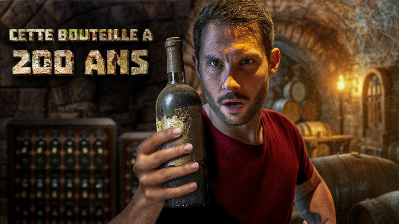 On goûte une bouteille de 200 ans ! (Une bouteille de Napoléon ?)