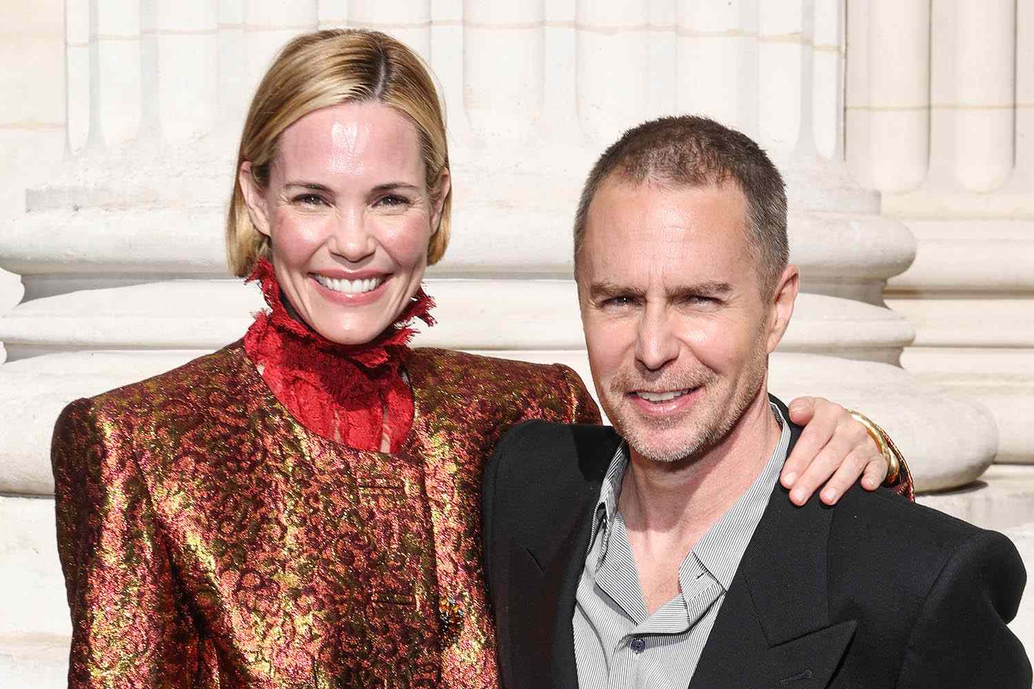 Sam Rockwell Raves About Longtime Love Leslie Bibb on “The White Lotus ...