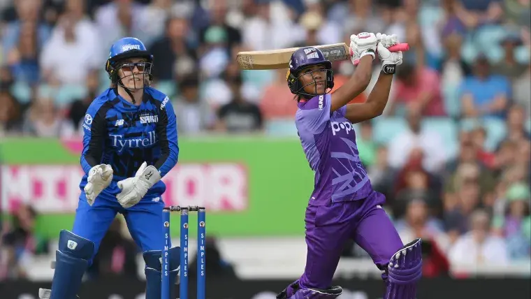 Davina Perrin on falling one ball behind Harry Brook's fastest Hundred ...