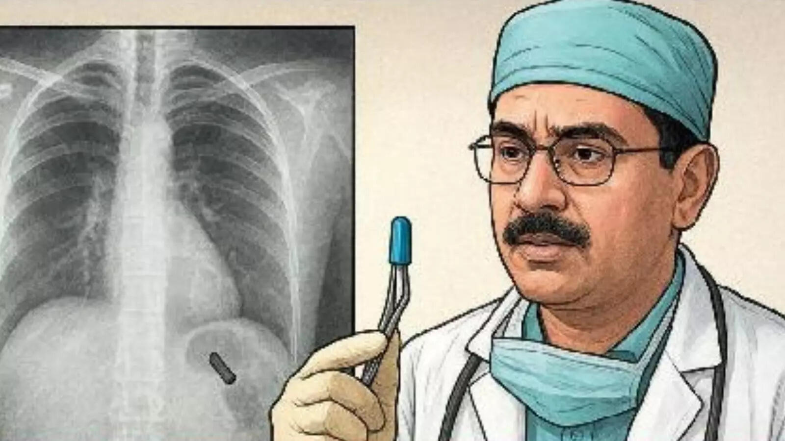 Pen cap stuck in lung for 26 yrs: Delhi doctors remove object; express ...