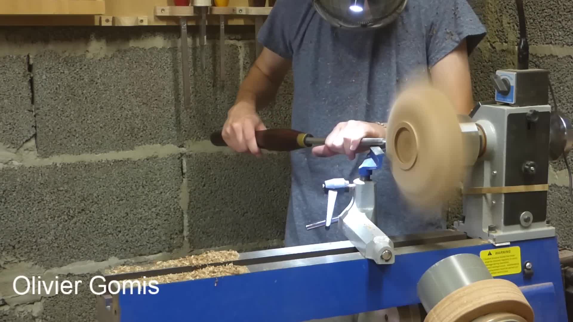 I created a unique square elm bowl