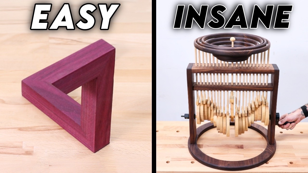 5 New Mind-Bending Woodworking Illusions I Made