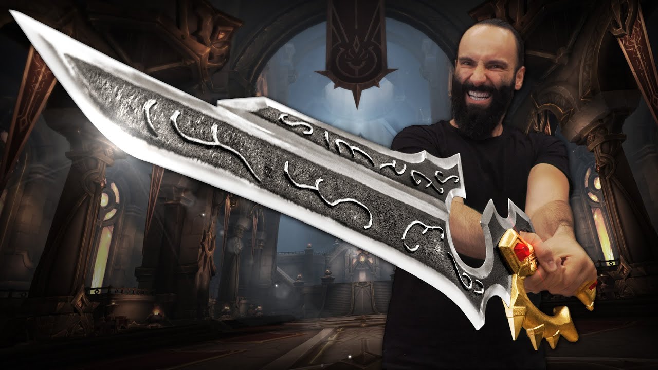 Blizzard challenged me to create this massive sword in just 10 days