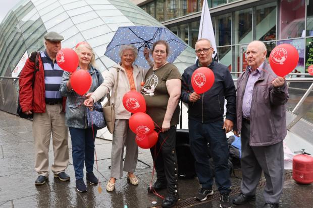 Small crowd gathers for Stand For Peace rally in city centre
