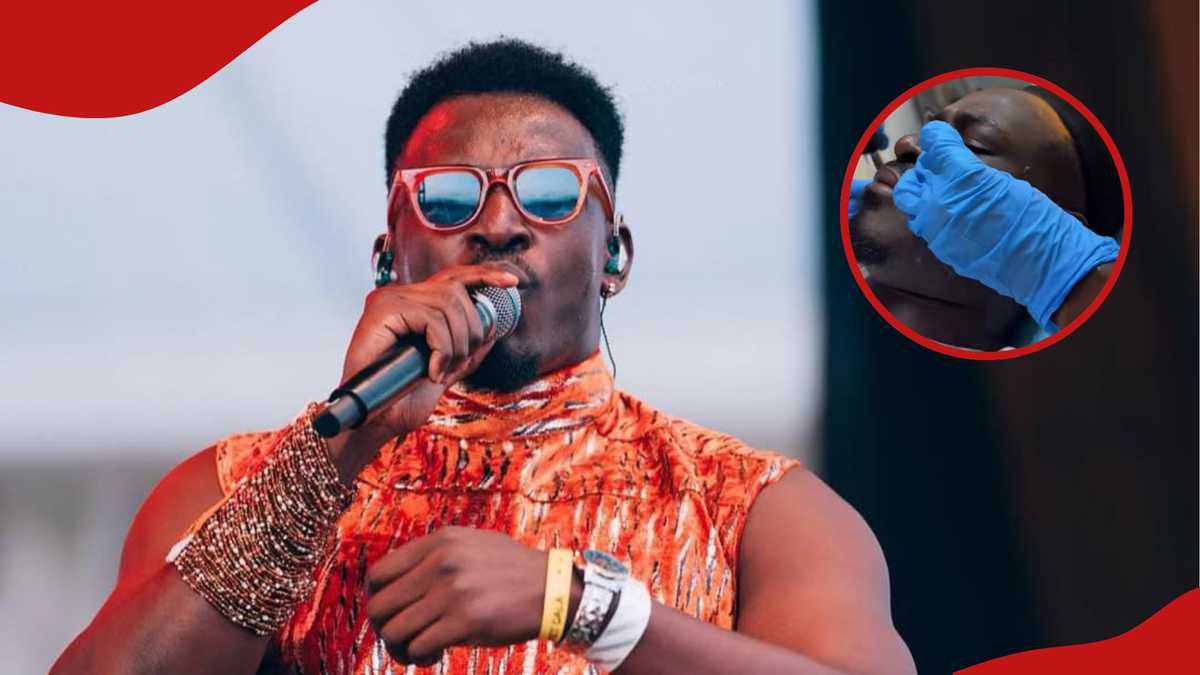 Video of singer Okello Max undergoing Botox days after his ex, current ...