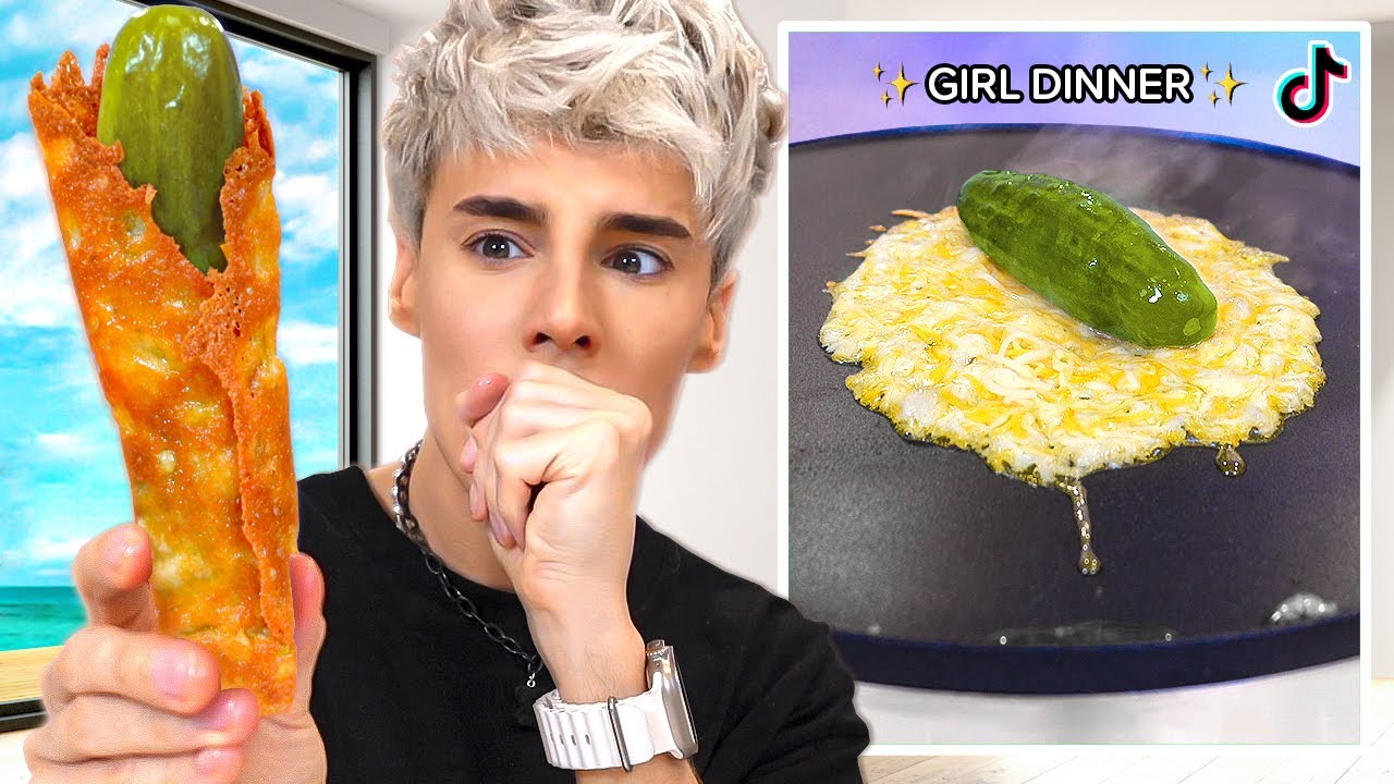 Testing 'girl dinner' meals from TikTok’s top videos