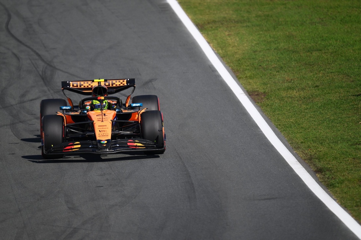 Norris supera a Piastri en la FP3 de Zandvoort; Russell no deja ver a ...