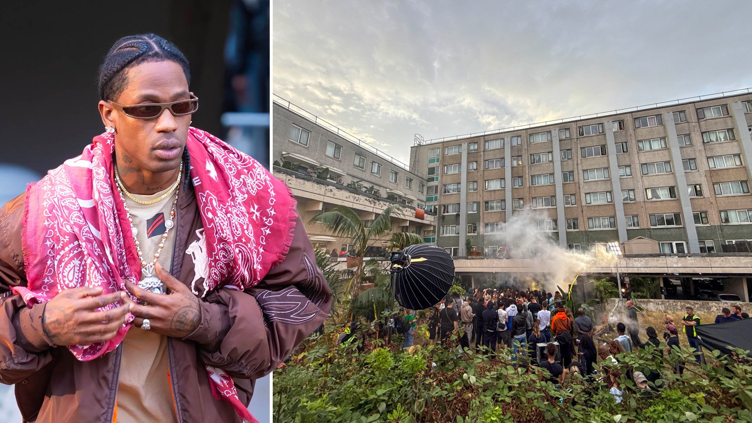 Rapper's London music video set 'targeted by knifeman'