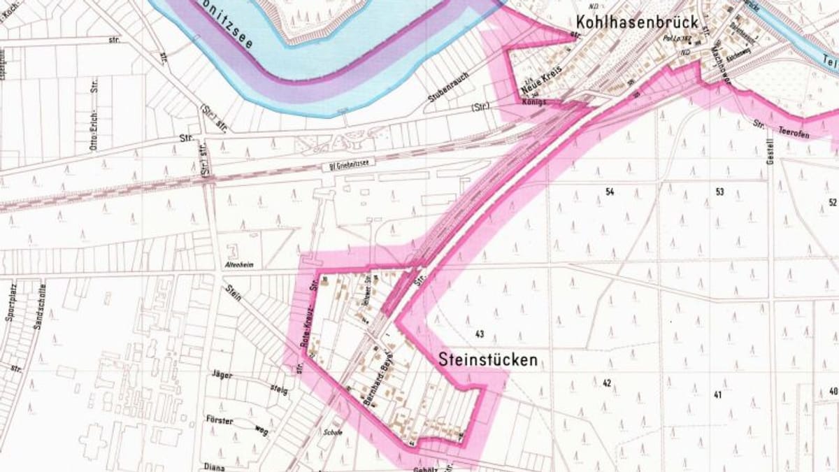 Der lange Weg zur Anbindung Steinstückens an West-Berlin