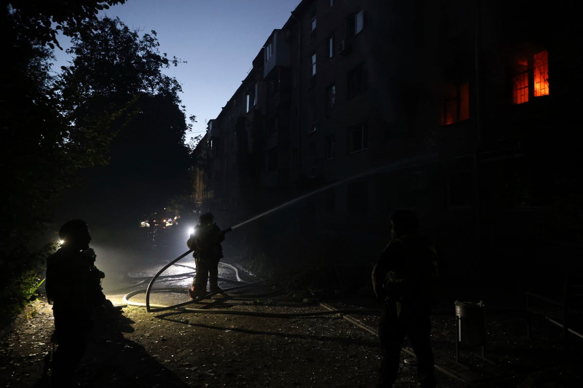 Russian mass drone and missile attack on southern Ukraine kills 1 and ...
