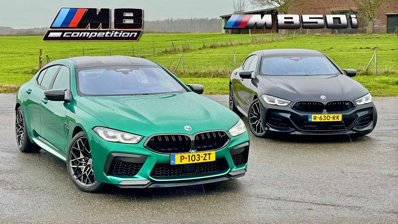BMW M8 vs M850i Autobahn Review
