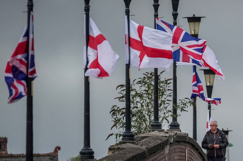 Thousands of England flags flown across UK pulled down straight away in row