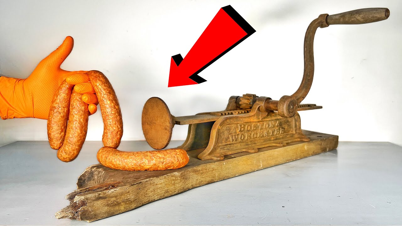 I restored a 1840s sausage stuffer! 😮