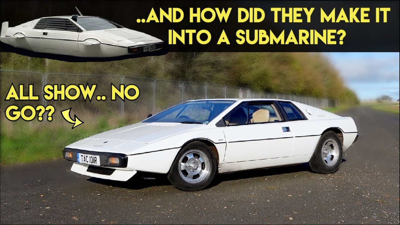 007's Lotus Esprit road test - was it really slower than a van?
