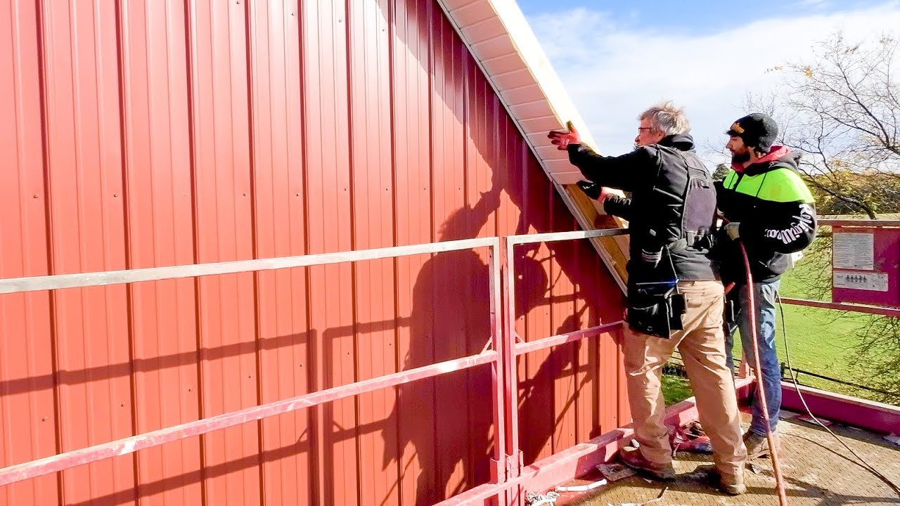 I finished the soffit and fascia