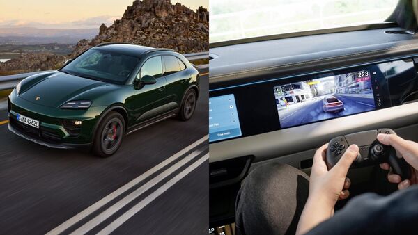 Game on the go: 2026 Porsche Macan Electric updates add in-car video ...