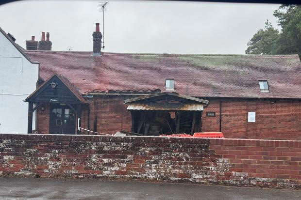 Dairy farm thanks fire service after milk vending machine burst into flames