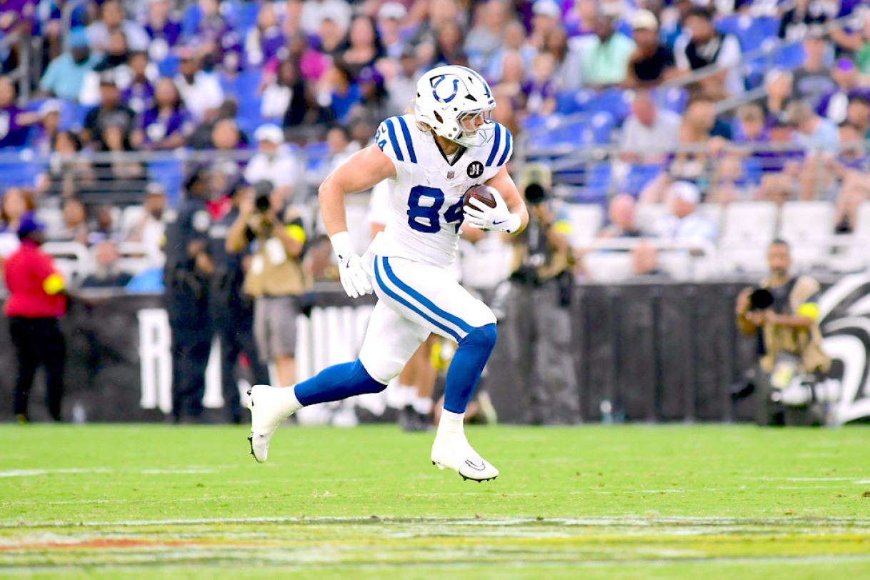Tyler Warren Leads the Colts in Targets and Receptions on Sunday