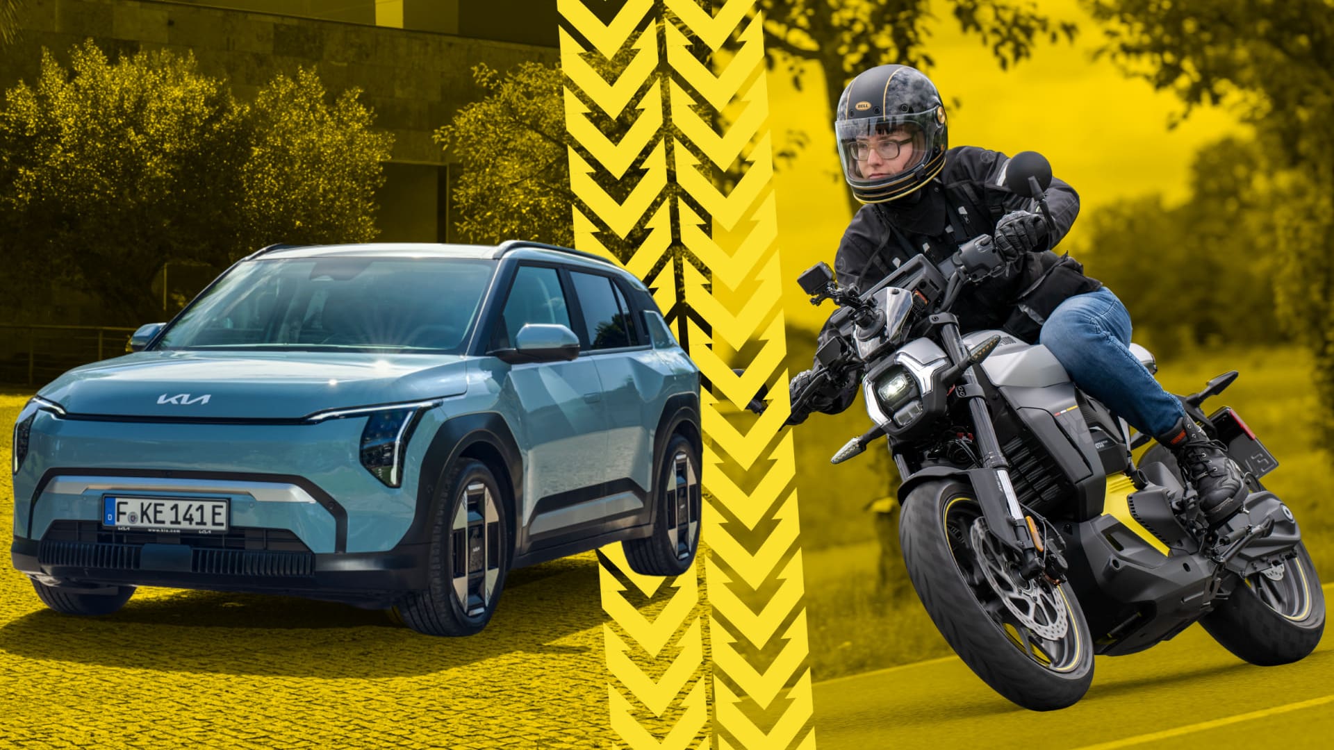 Can-Am Pulse vs Kia EV3, City Sprinter vs SUV familiar